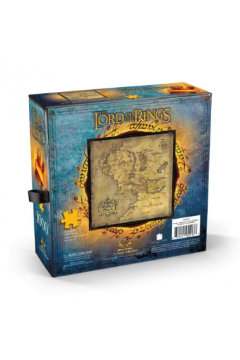 Noble Collection – Lord Of The Rings – Middle-Earth Map Puzzle – Menart